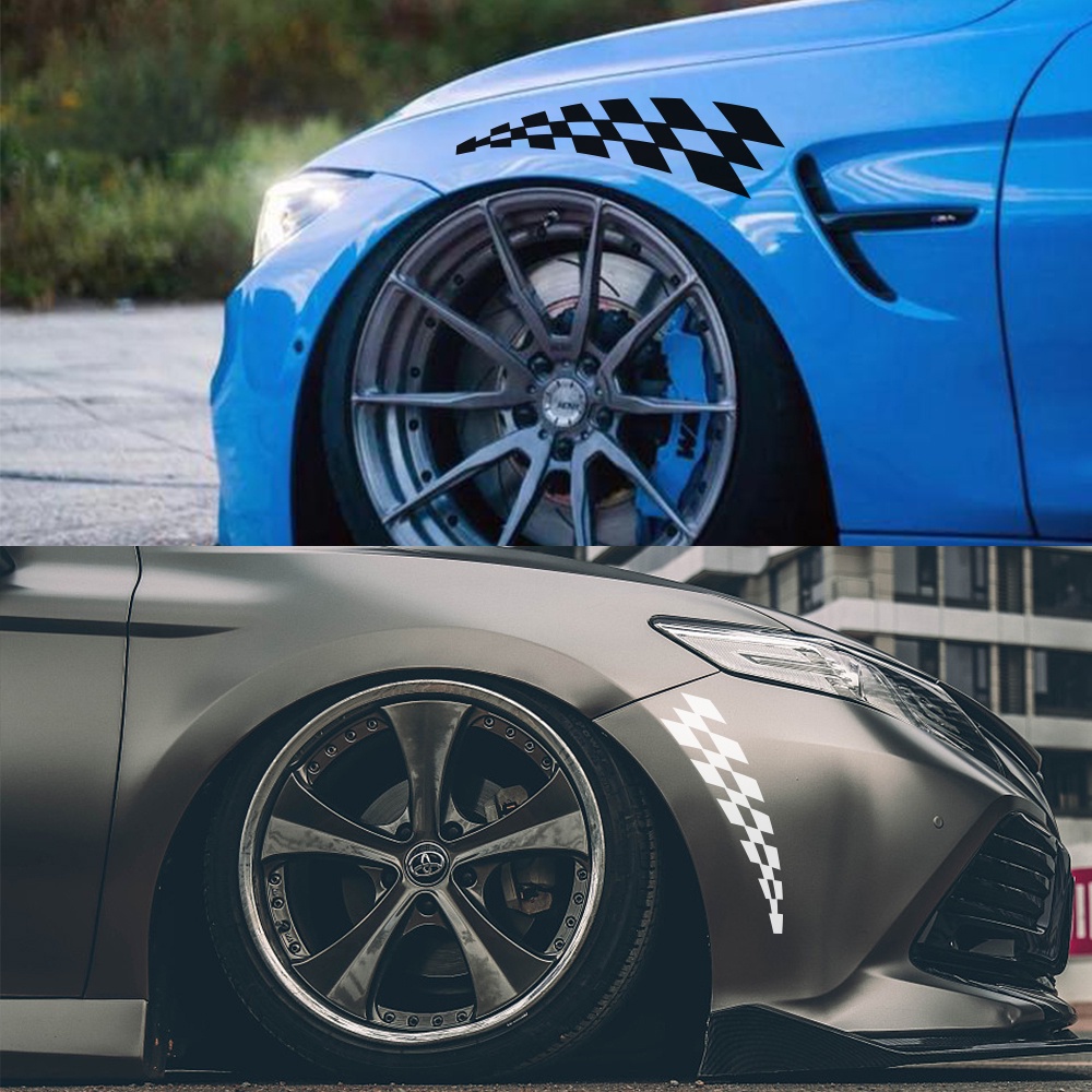 Car Racing Stickers Auto Wheel Vinyl Film Eyebrow Decal for Ford BMW ...