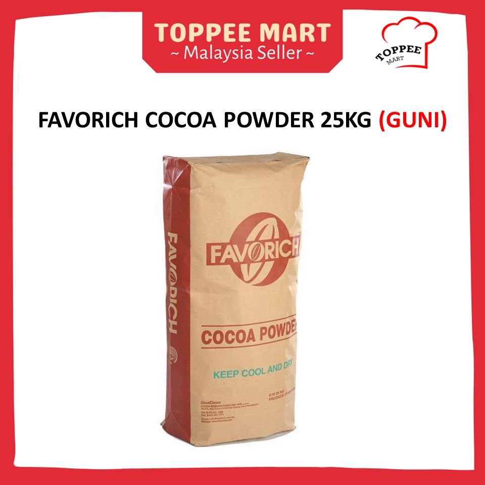 FAVORICH COCOA POWDER 25KG (GUNI) 可可粉 GP-390-11 | Shopee Malaysia