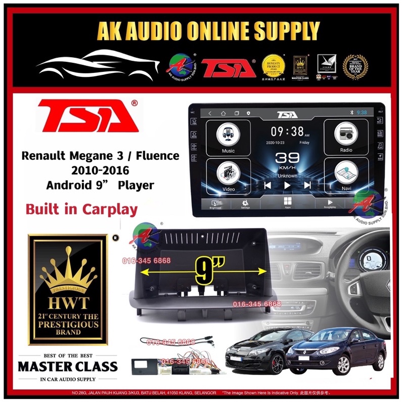 🎁Free AHD Camera🎁 8Ram + 128GB DSP 4G Carplay TSA Renault Megane 3 ...