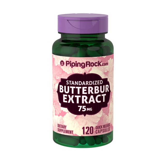 Butterbur Extract, 75 mg, 120 Quick Release Capsules (Relieve Migraine ...