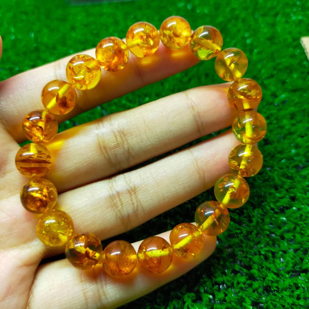 Flower Amber Bracelet with Certificate | Shopee Malaysia