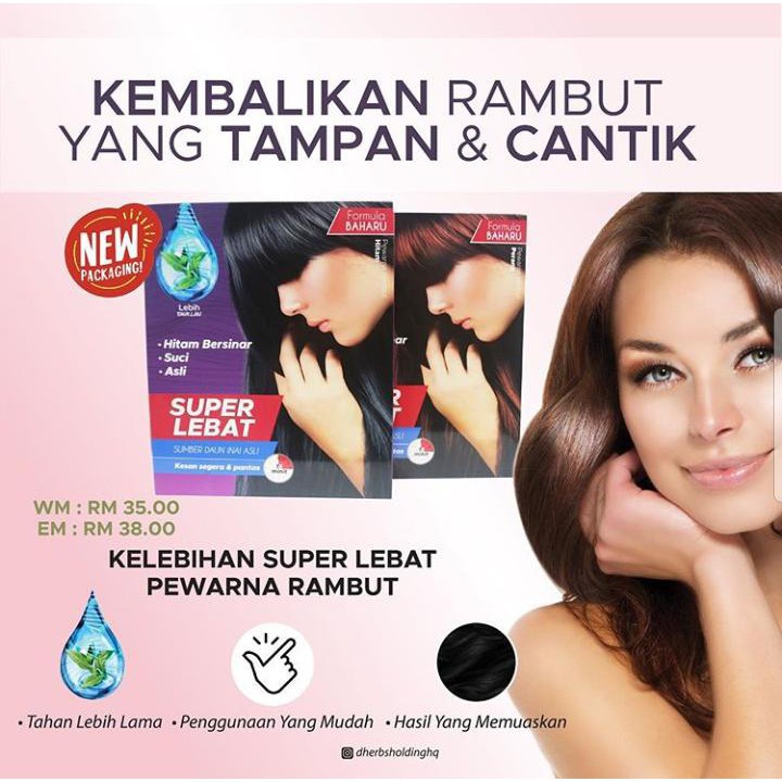 D'HERBS PEWARNA RAMBUT PERANG | Shopee Malaysia