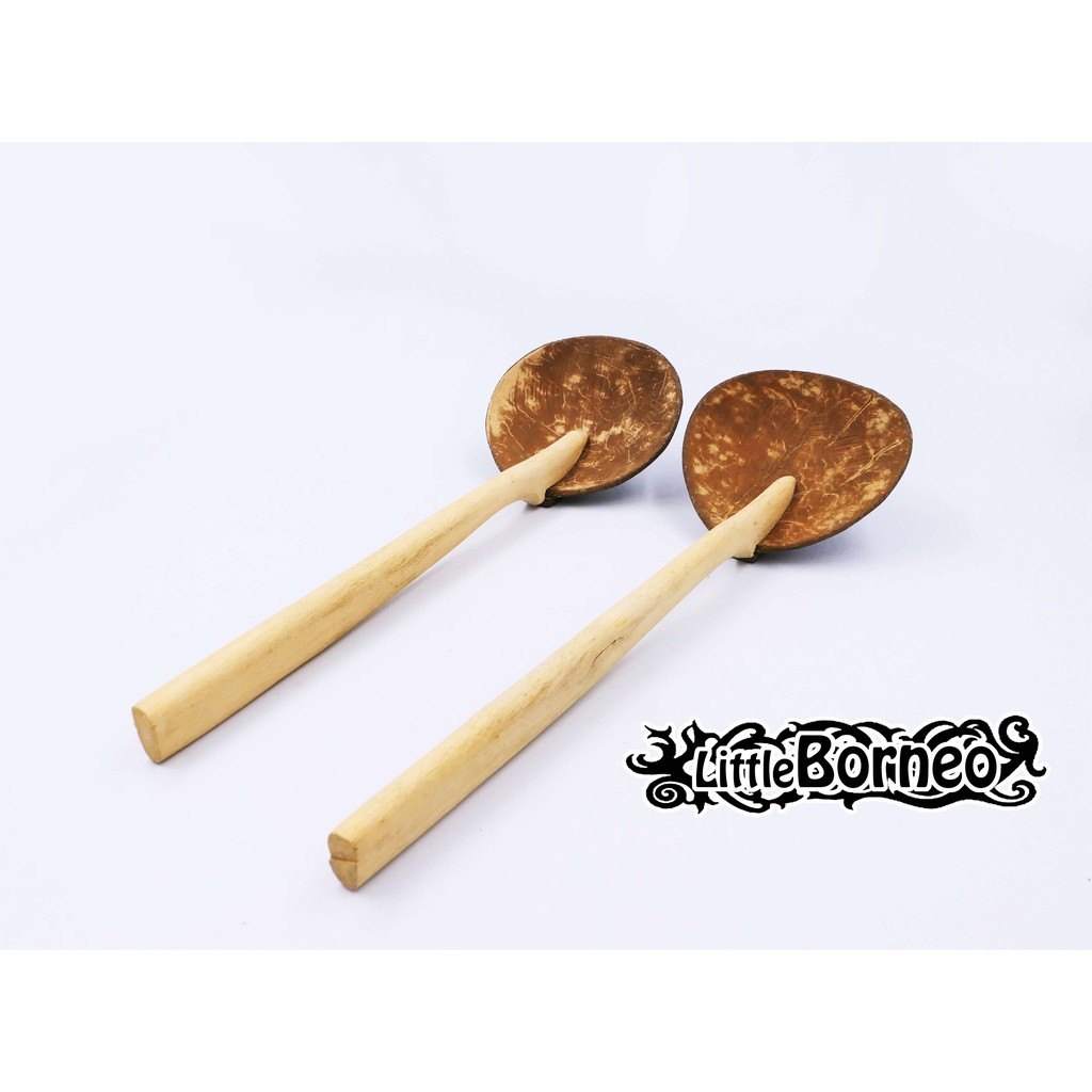 Coconut Shell Ladle (2pcs) - Cooking Utensils - Ladle / Spoon - Senduk ...