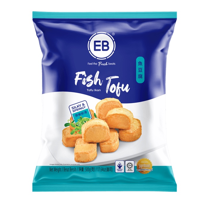 Halal EB Steamboat Hotpot Ingredient Cheese Tofo Seafood Tofo Frozen ...