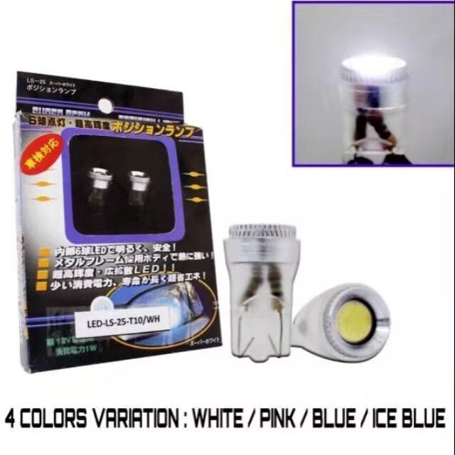 (2pcs) Super Bright LS-25 T10 158 LED Bulb 12V for indoor room headlamp ...