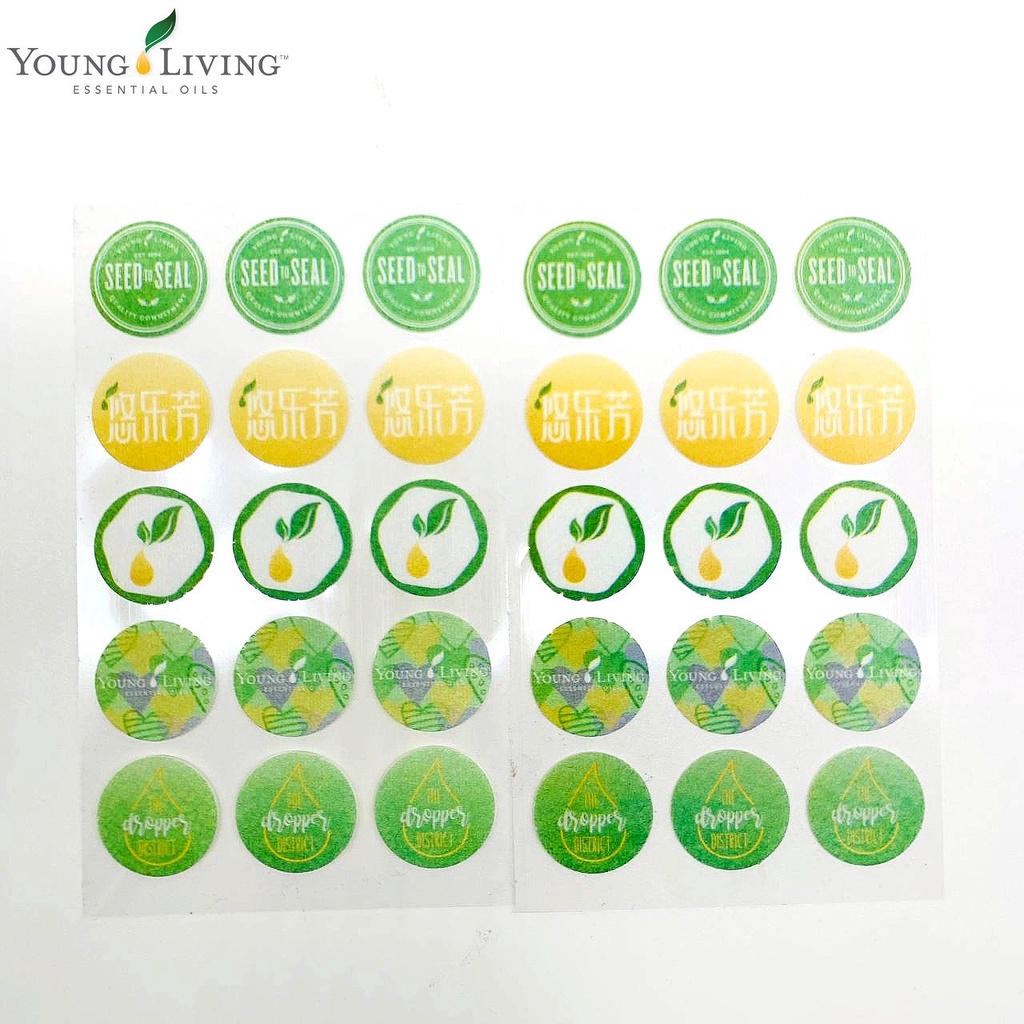 YL Young Living Essential Oil Face Mask Diffuse Stickers Diffuser ...