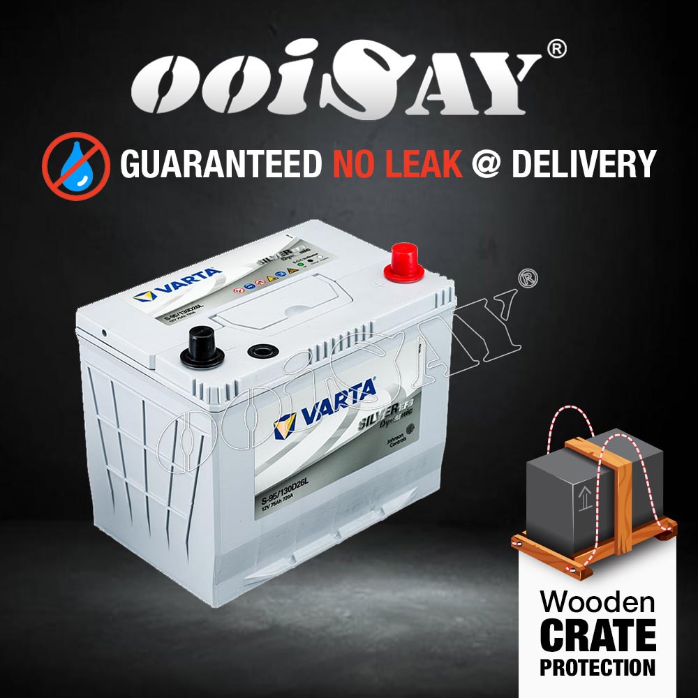VARTA S95 - 130D26L (EFB) - Stop Start Battery - NISSAN Serena Hybrid TOYOTA Vellfire, Alphard ...