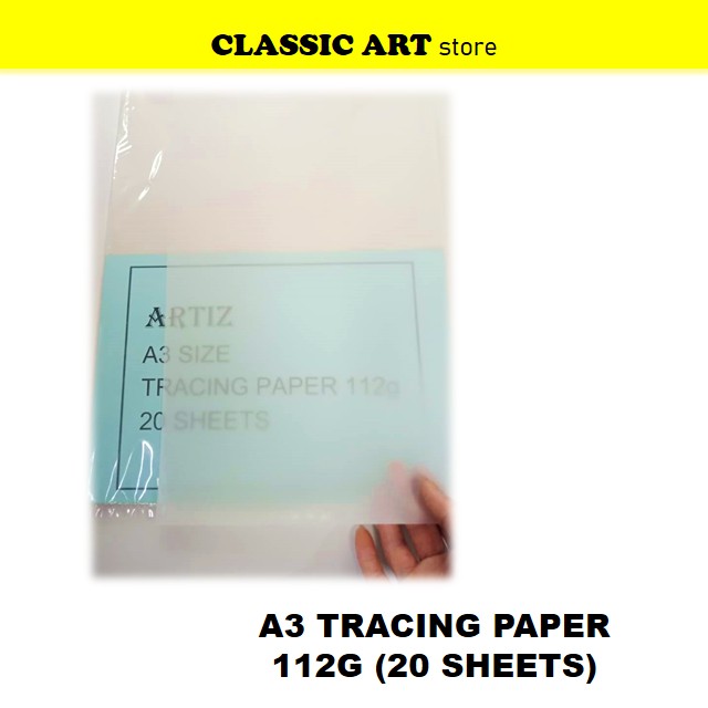 A3 Tracing Paper 112g (20 sheets) | Shopee Malaysia