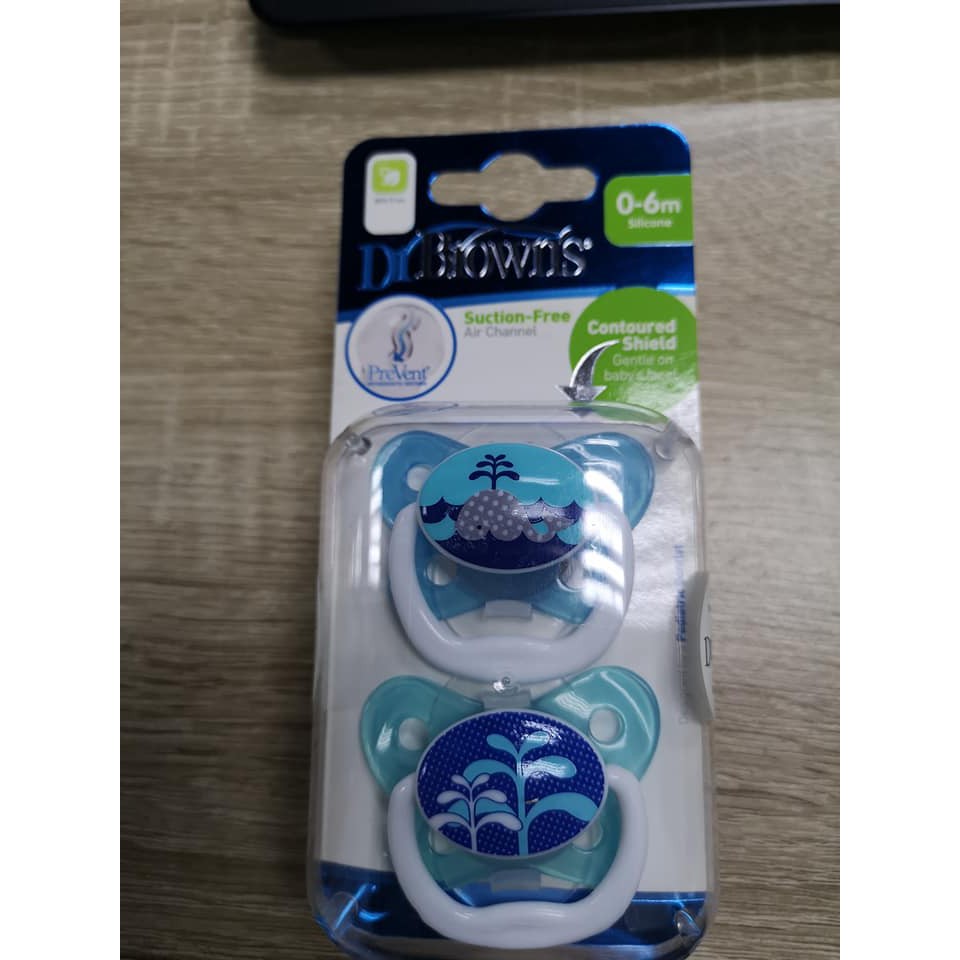 Dr Brown Prevent Butterfly Shield Pacifier (2Pcs) | Shopee Malaysia