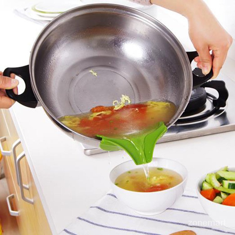 Leak-proof kitchen utensils and appliances round mouth edge guide ...