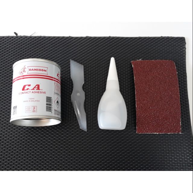 DIY Shoe Repair Set 2.8mm Getah Bunga Gam Berus plastik Super Glue Kain ...
