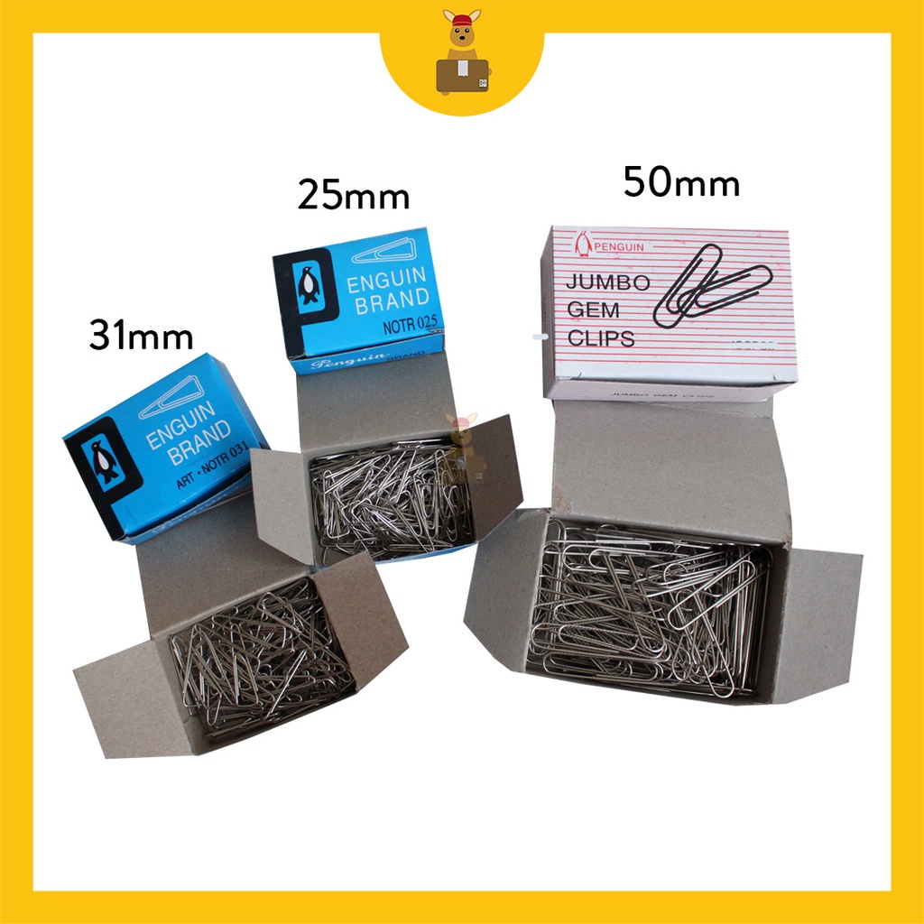 Triangle Paper Clip Jumbo Gem Clips Klip Kertas Tiga Segi (25mm / 31mm ...