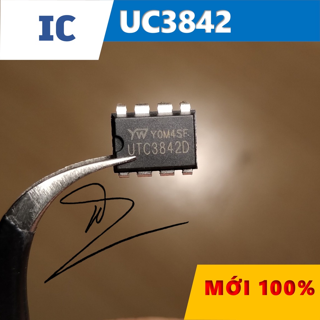Power IC UC3842 DIP-8 100% New 1A/30V/1.2W | Shopee Malaysia