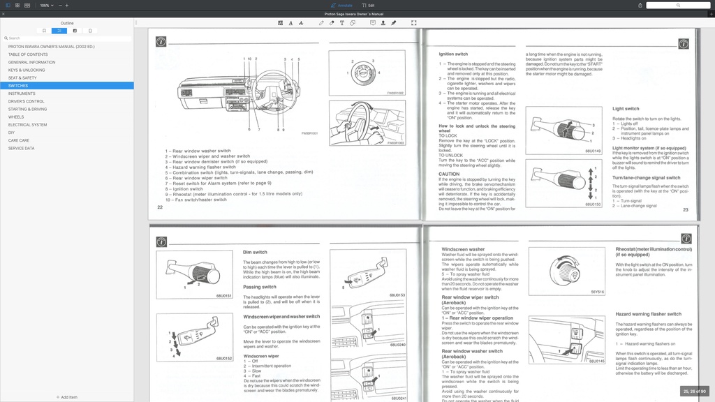 PROTON SAGA / ISWARA / MAGMA / ORION (1985-2003) SERVICE WORKSHOP ...