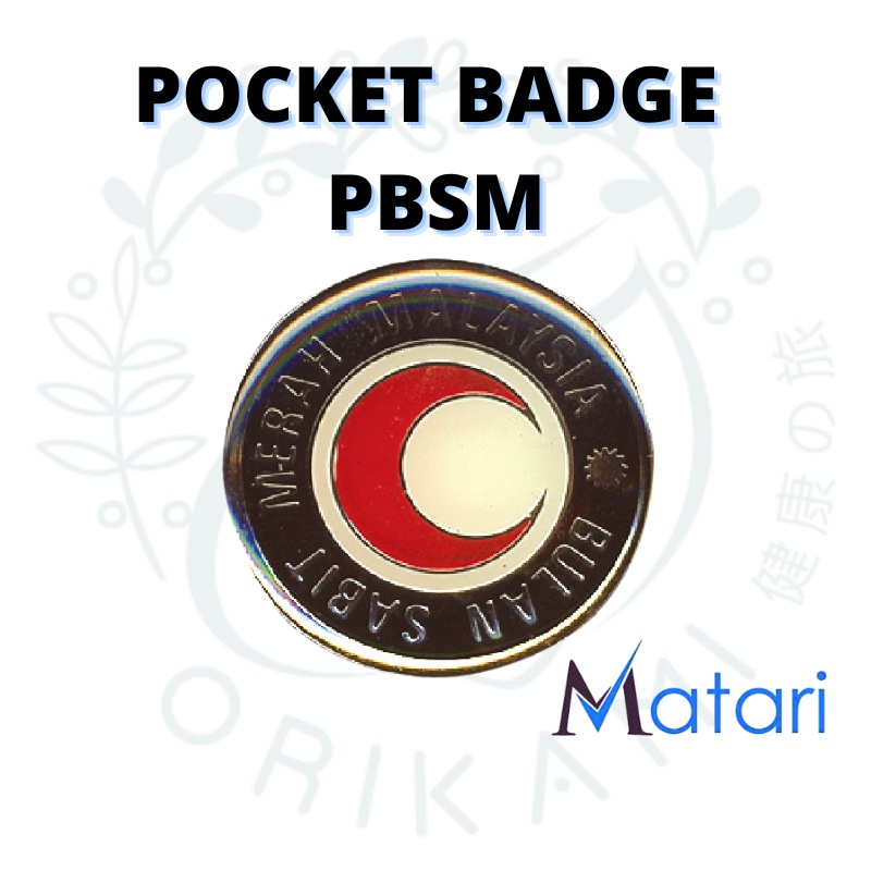 MATARI PBSM Pocket Badge/ kokurikulum aksesori/ Lencana Poket (BSM 121P ...