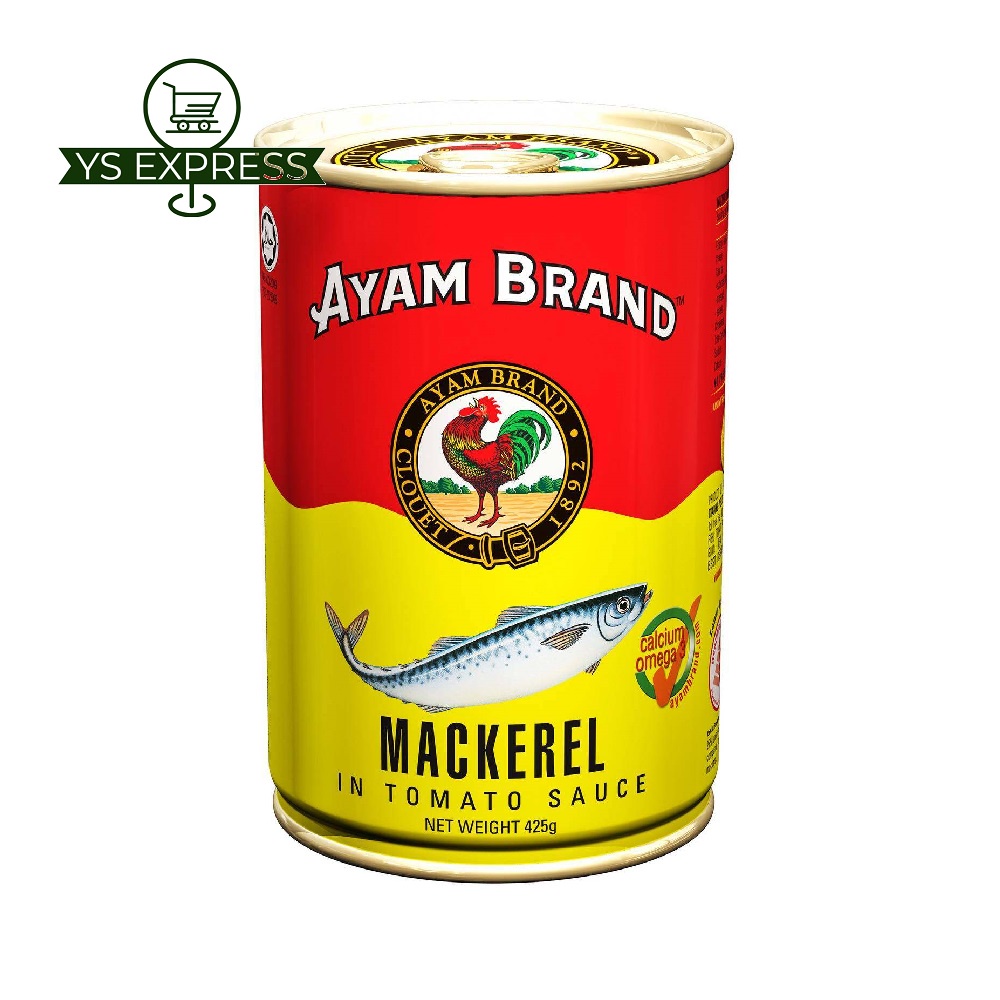 AYAM BRAND Mackerel in Tomato Sauce 425G - Ikan Mackerel dalam Sos Tomato | Shopee Malaysia