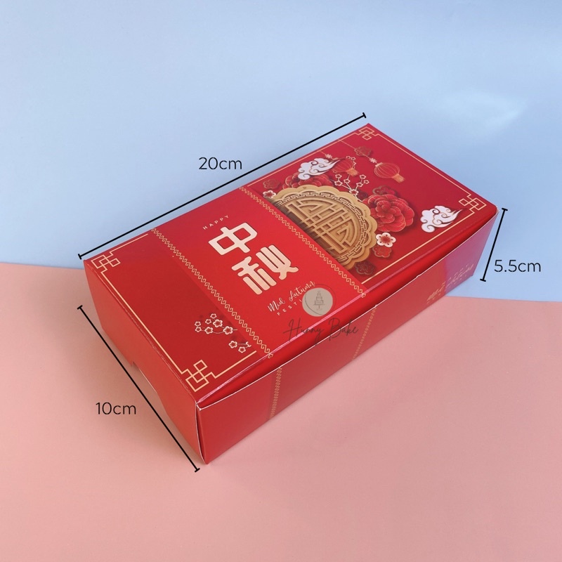 10pcs/Set Mooncake Box Mooncake Packaging Gift Bag 2/4 Cavity Mooncake ...