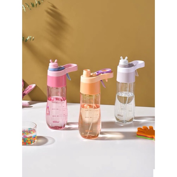 🐰Diller Rabbit Bottle🐰 Diller飞兔喷雾水瓶 Super cute mist bottle and drinking ...
