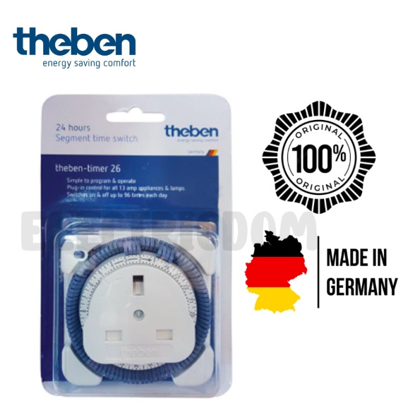 [ SIRIM ] ORIGINAL THE BEN / TIMEGUARD 13A PLUG in TIMER 24hrs THEBEN ...