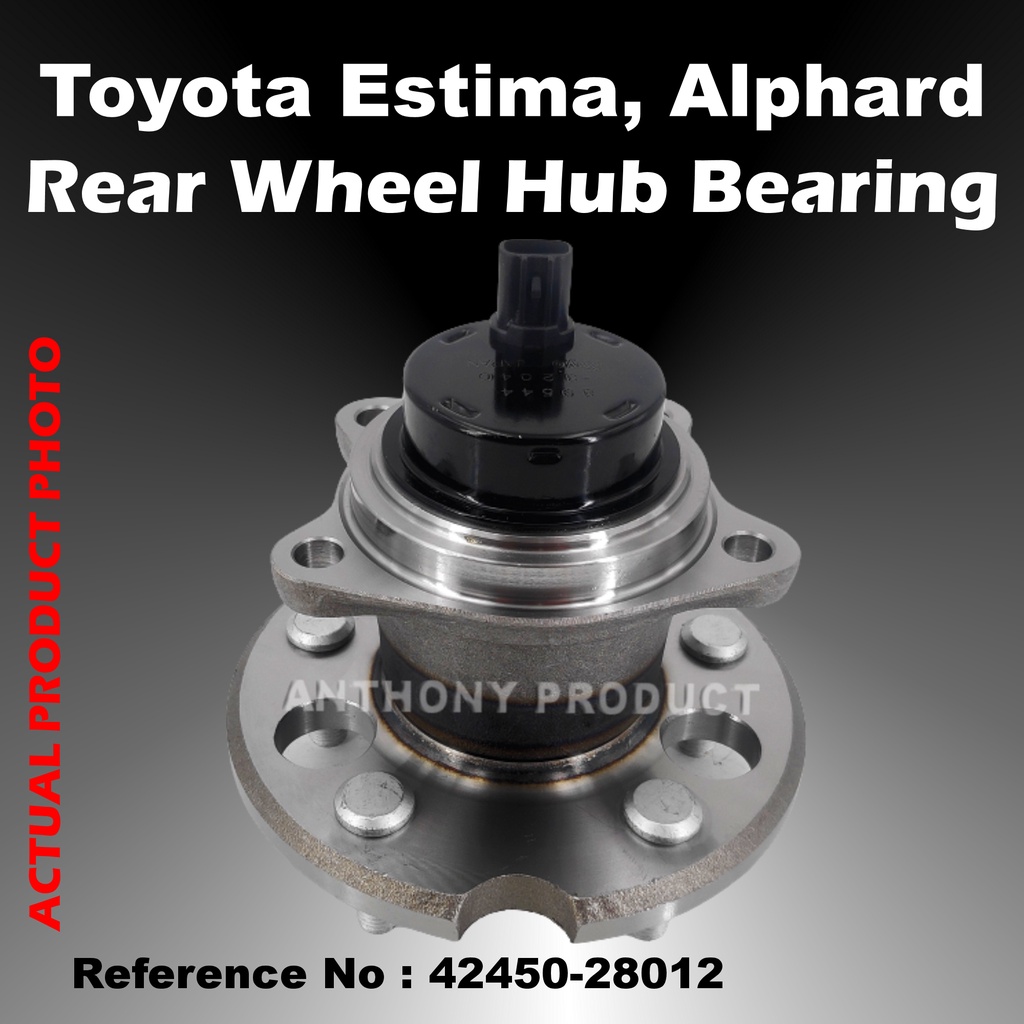 Toyota Alphard, Previa, Estima, Isis, Noah Rear Wheel Bearing Hub ...