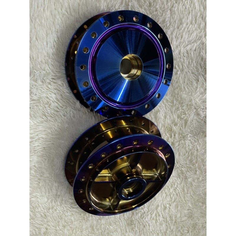 HUB SET HONDA EX5 DREAM TITANIUM BLUE 100% ORIGINAL taikom Wave100 EX5 ...
