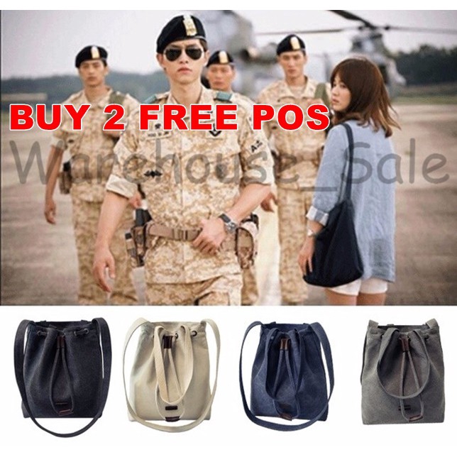 Bucket Cute Handbags Beg READY STOCKWoman 2 in 1 Shoulder Sling bag ...