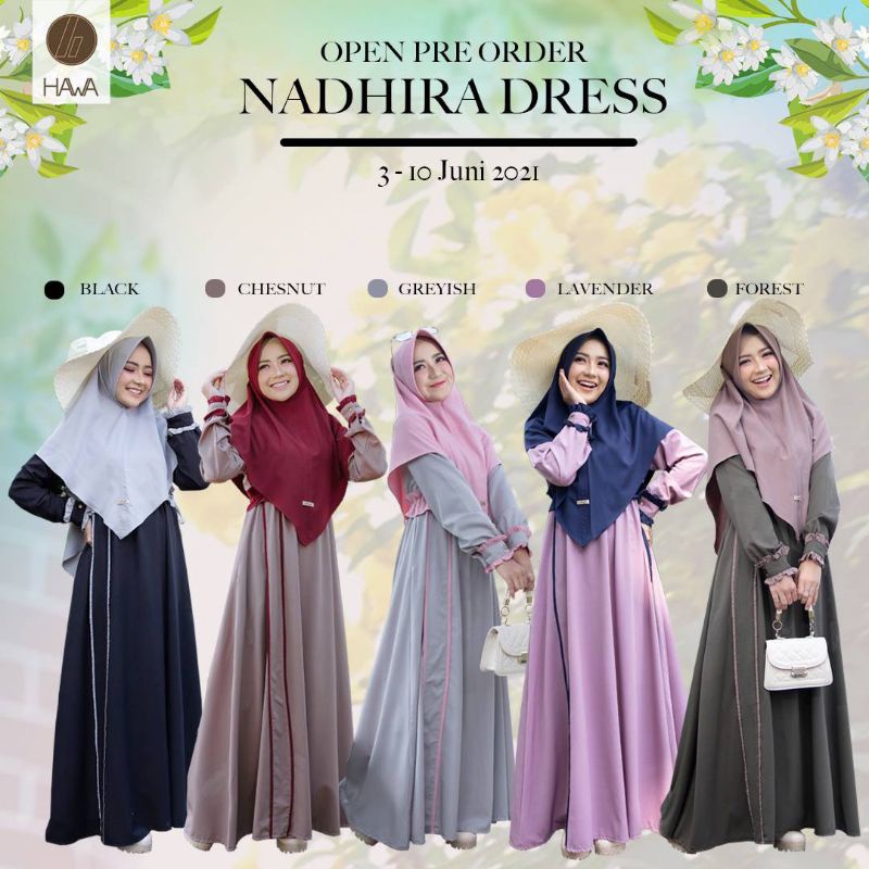 Gamis SET BY HAWA | Shopee Malaysia
