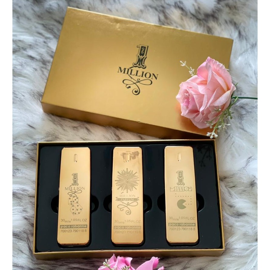 Paco Rabanne 1 Million Miniature set 3 in 1 New | Shopee Malaysia