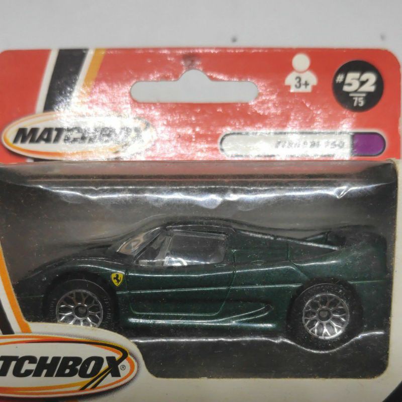 Matchbox Ferrari F50, #52/75, Rare, Hard To Find, Box Edition | Shopee ...