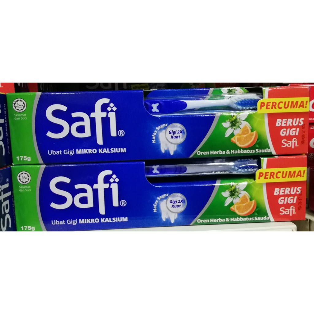 UBAT GIGI SAFI 175g (KAYU SUGI/OREN HERBA/GAMAT) | Shopee Malaysia