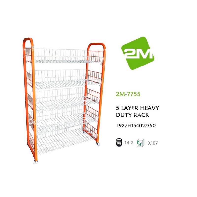 5 Tingkat Rak - Heavy Duty - 5 Large Layers - BUATAN MALAYSIA | Shopee ...