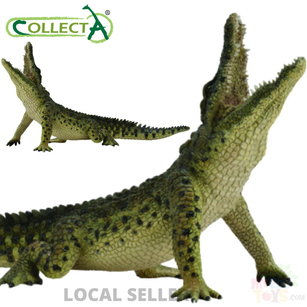 Nile Crocodile Leaping With Movable Jaw - Collecta 88725 Wild Life ...