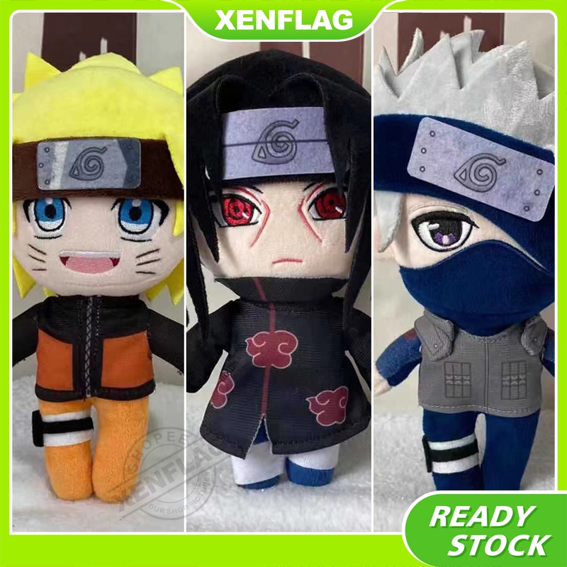 Naruto Uzumaki Uchiha Itachi Kakashi Hatake 20cm Kawaii Fluffy Plush ...