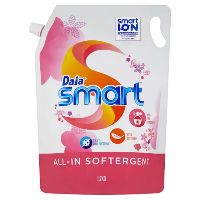 Daia Smart All-In Softergent Concentrated Liquid Detergent 1.7kg ...