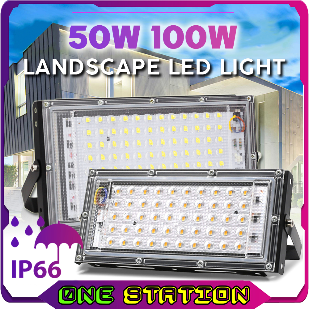 IP66 50W 100W 200W Waterproof Landscape Dream Cast Light LED Floodlight ...