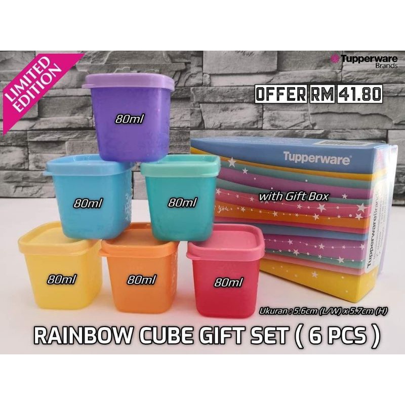 Tupperware Rainbow Cute Gift Set | Shopee Malaysia