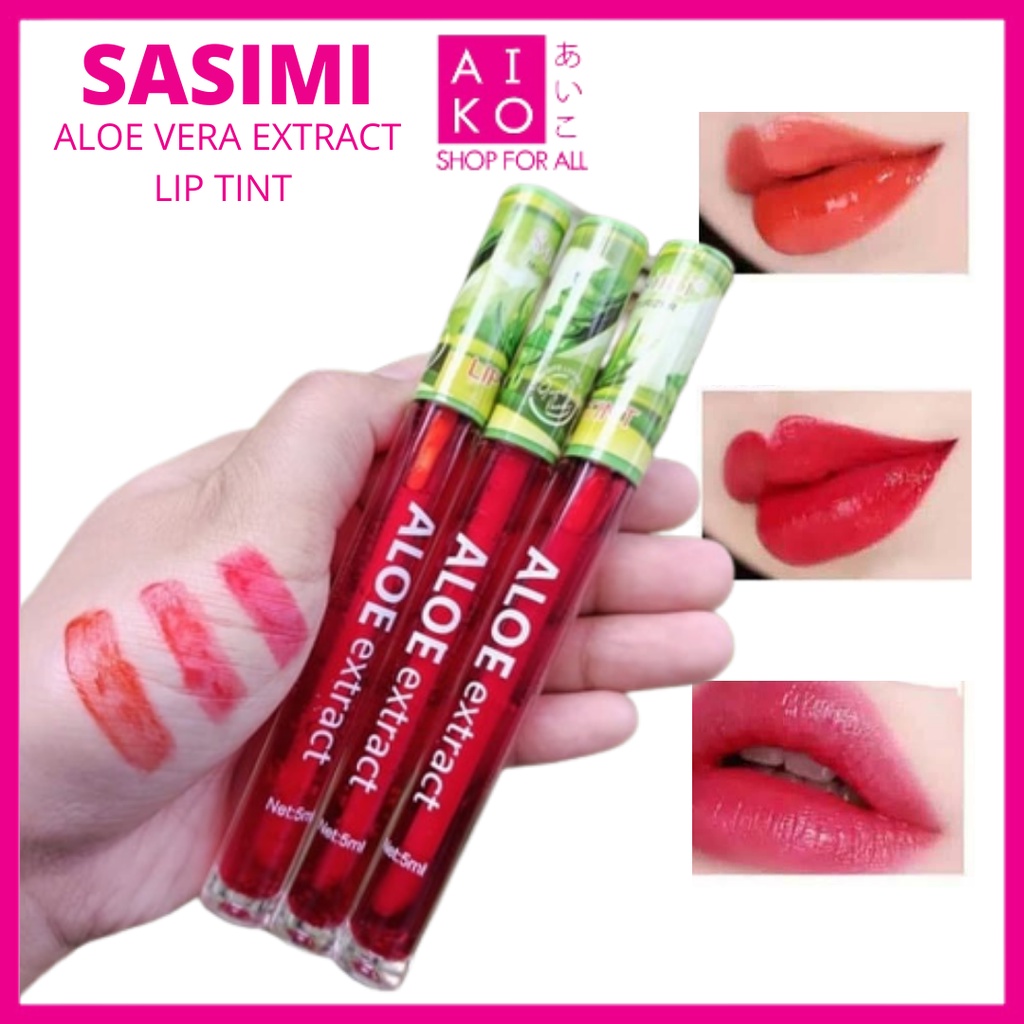 (AIKO) SASIMI ALOE VERA EXTRACT LIP TINT 1PCS (S-915) | Shopee Malaysia