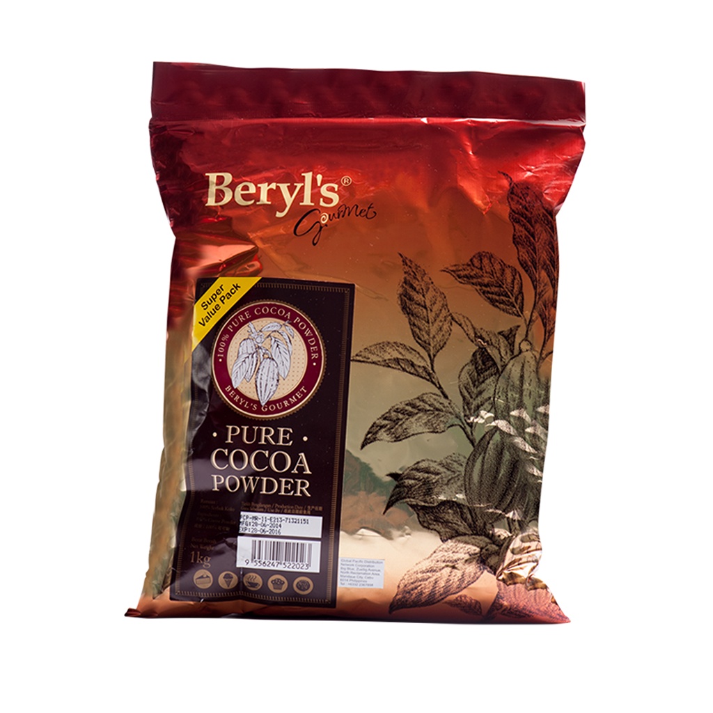 BERYL'S PURE COCOA POWDER 1KG (MULTIPURPOSE) | Shopee Malaysia
