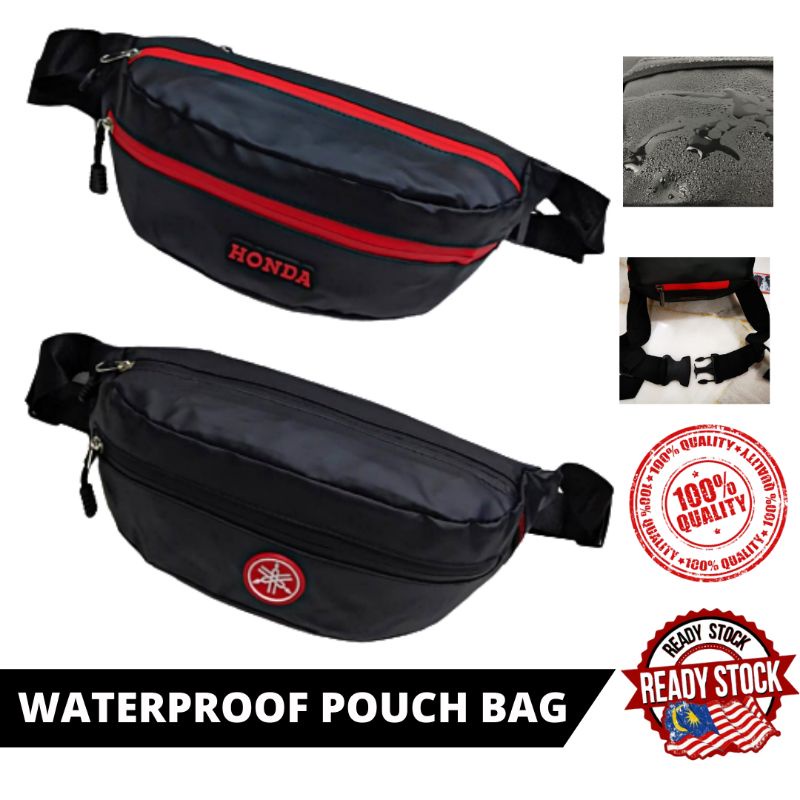 Honda waterproof sling bag Beg Depan Dada Pouch Bag Sling Bag ...