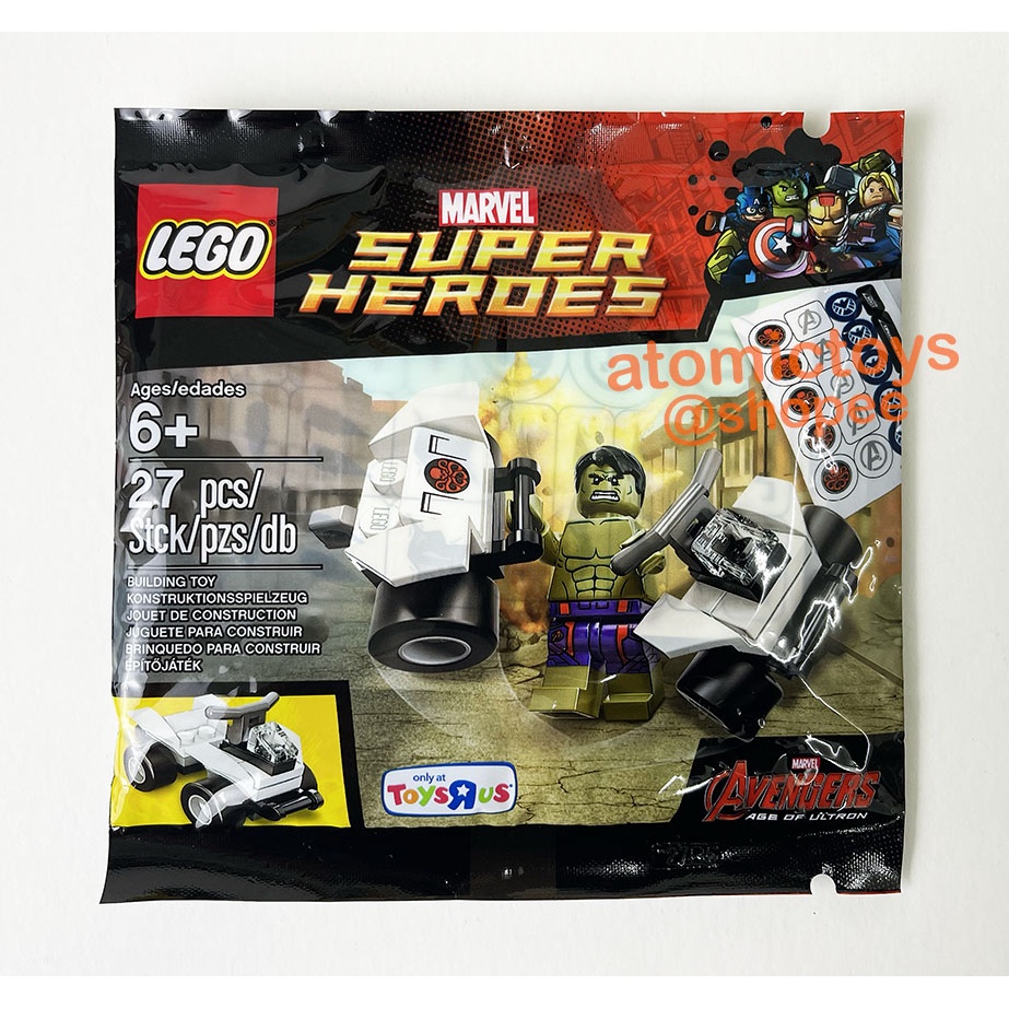 Lego Hulk Polybag 5003084 Marvel Avengers 2015 Toys R Us Exclusive Minifigures | Shopee Malaysia