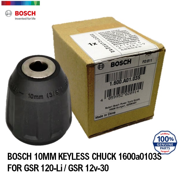 BOSCH GSR 120-Li / GSR 12V-30 10MM KEYLESS CHUCK / CORDLESS DRILL ...