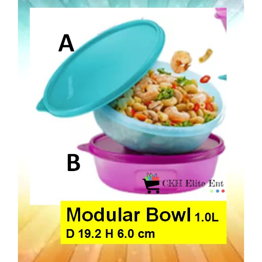 Tupperware Modular Bowl 1L (1pc) | Shopee Malaysia