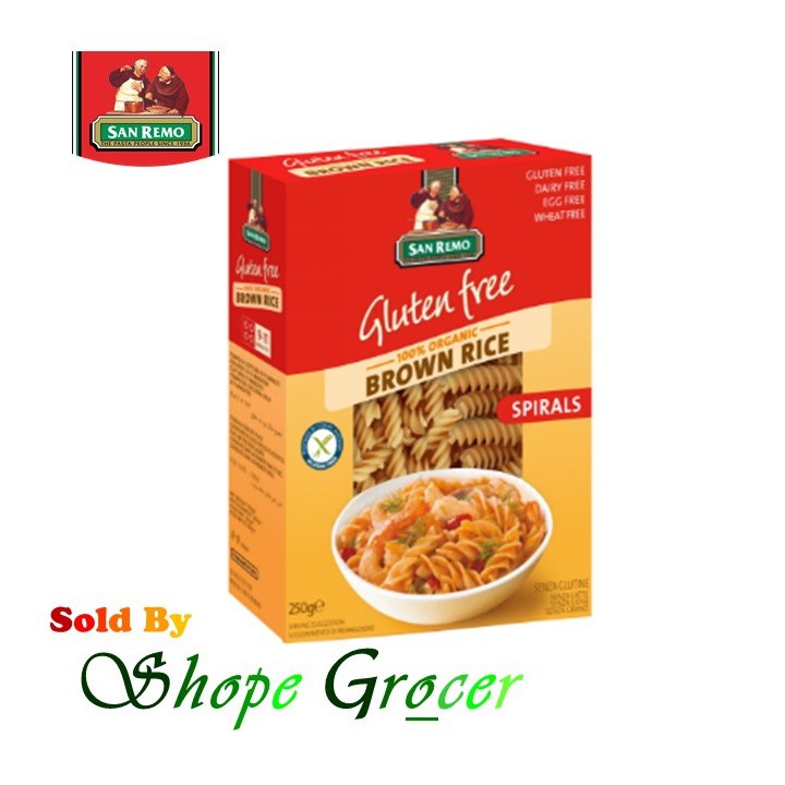 San Remo Brown Rice Spirals (250g) | Shopee Malaysia