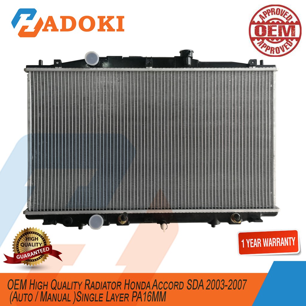 OEM High Quality Radiator Honda Accord SDA 2003-2007 (Auto / Manual ...