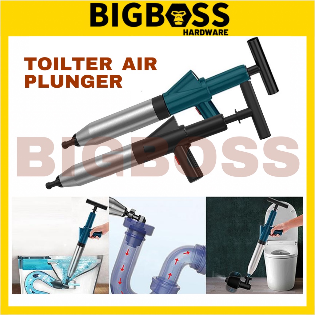 BigBoss - Toilet Plunger Air Drain Blaster Kit Clog Remover Bathroom ...