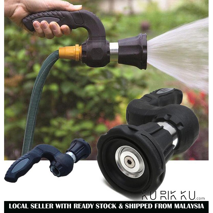 High Pressure Garden Sprayer Mighty Blaster Fireman's Powerful Hose ...