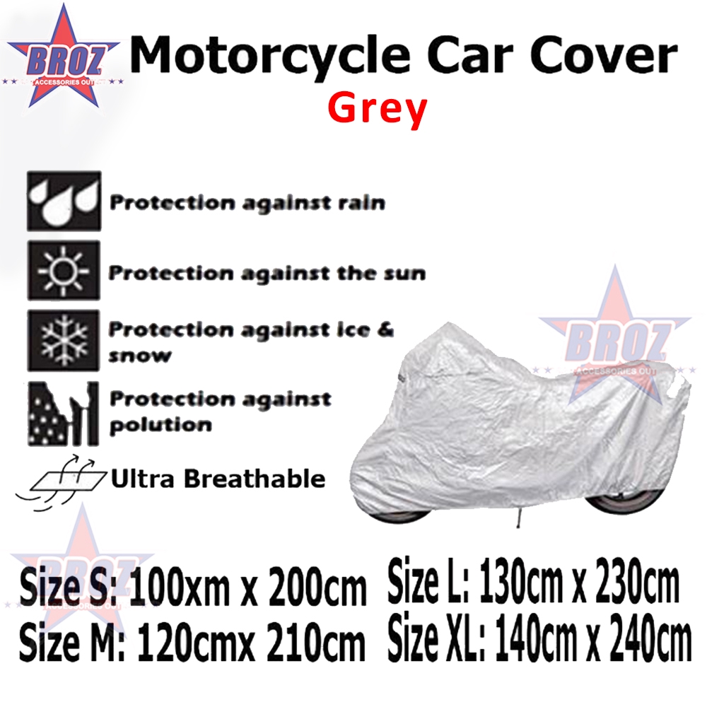 Motorcycle Motorbike Waterproof Dustproof PEVA UV Protect Cover Penutup ...