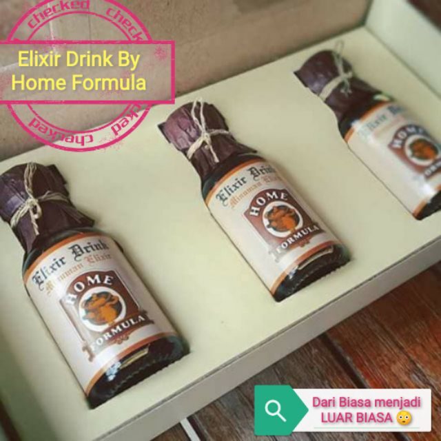 Elixir Drink 3 botol (Ramuan Herba biasa bertukar Luar Biasa) *Mujarab ...