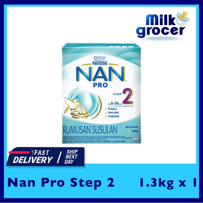 Nan Pro Step 2 1.3kg x 1 | Shopee Malaysia