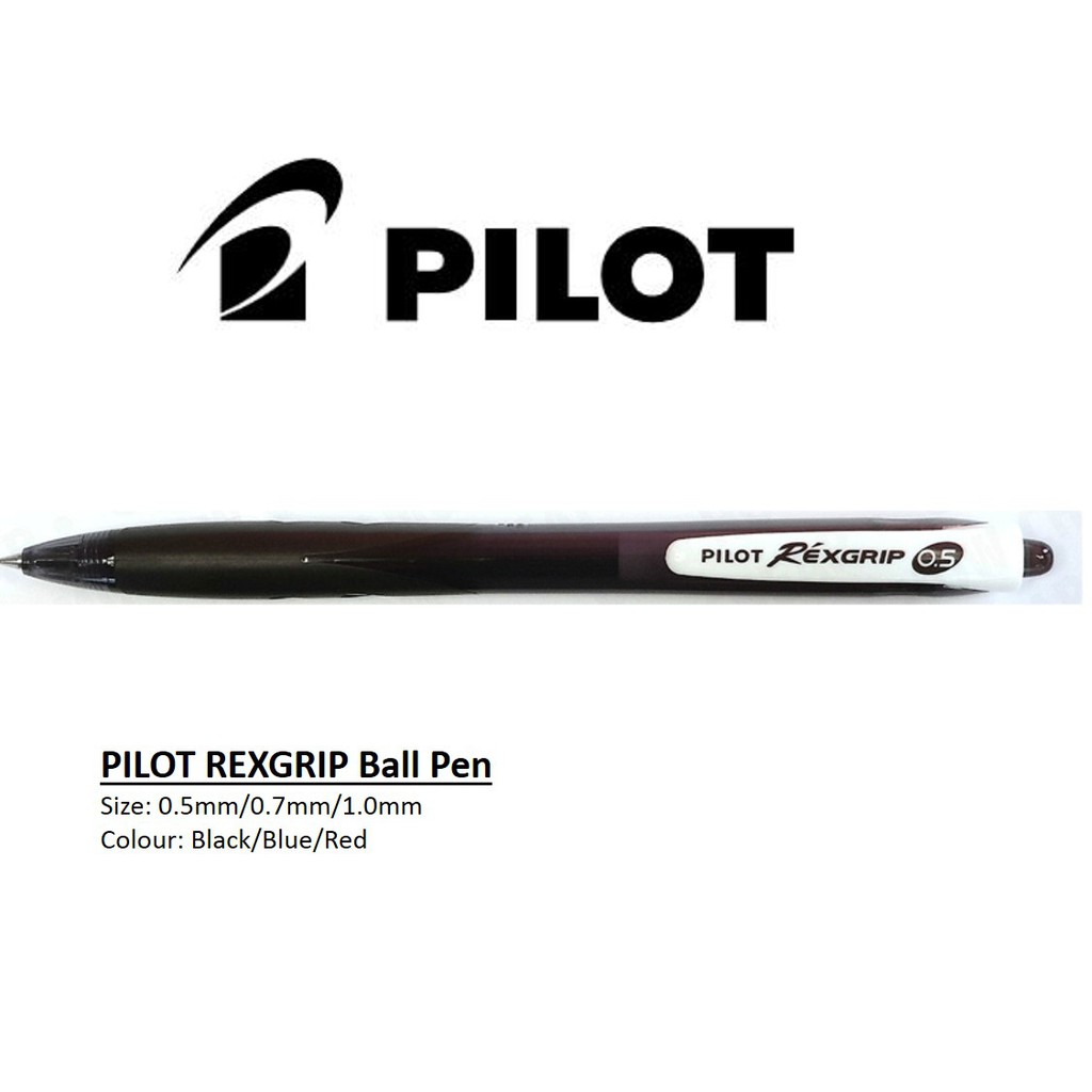 PILOT REXGRIP Ballpoint Pen Retractable | Shopee Malaysia